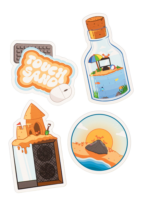 Touch Sand Sticker Sheet – LTTStore Global